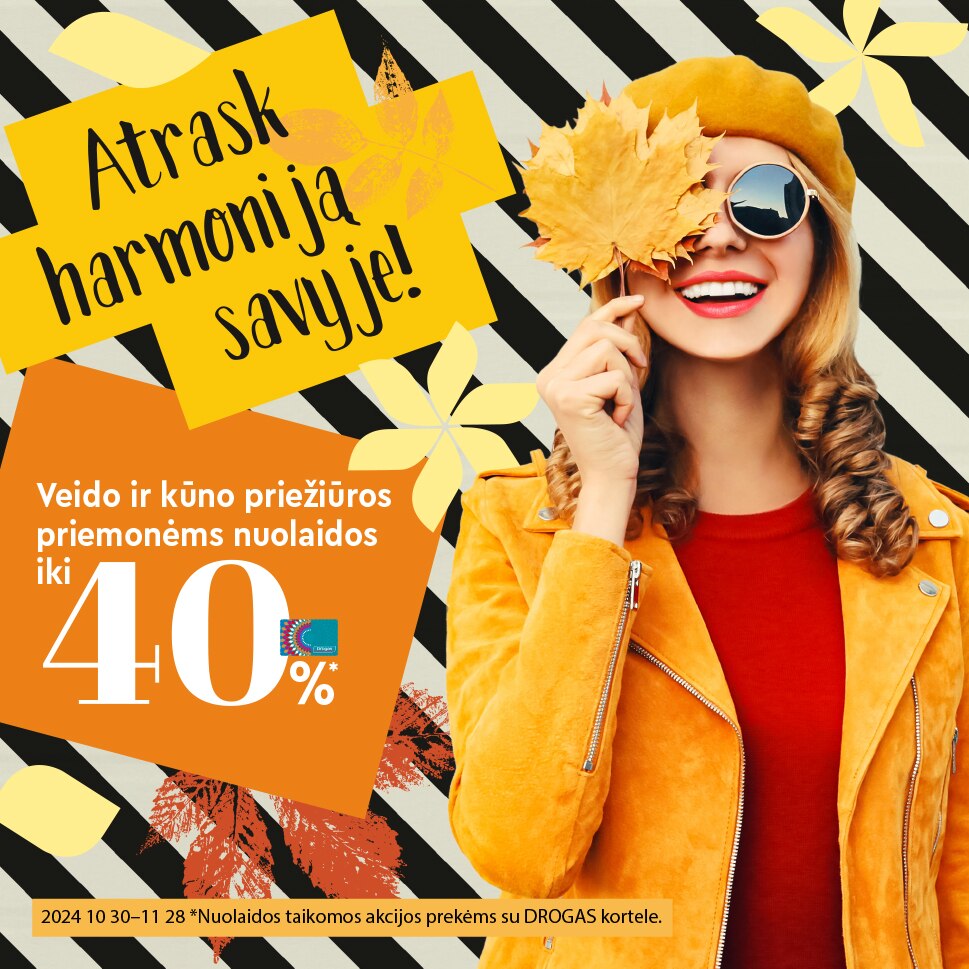 Kosmetikos, higienos, namų priežiūros prekės | Drogas LT