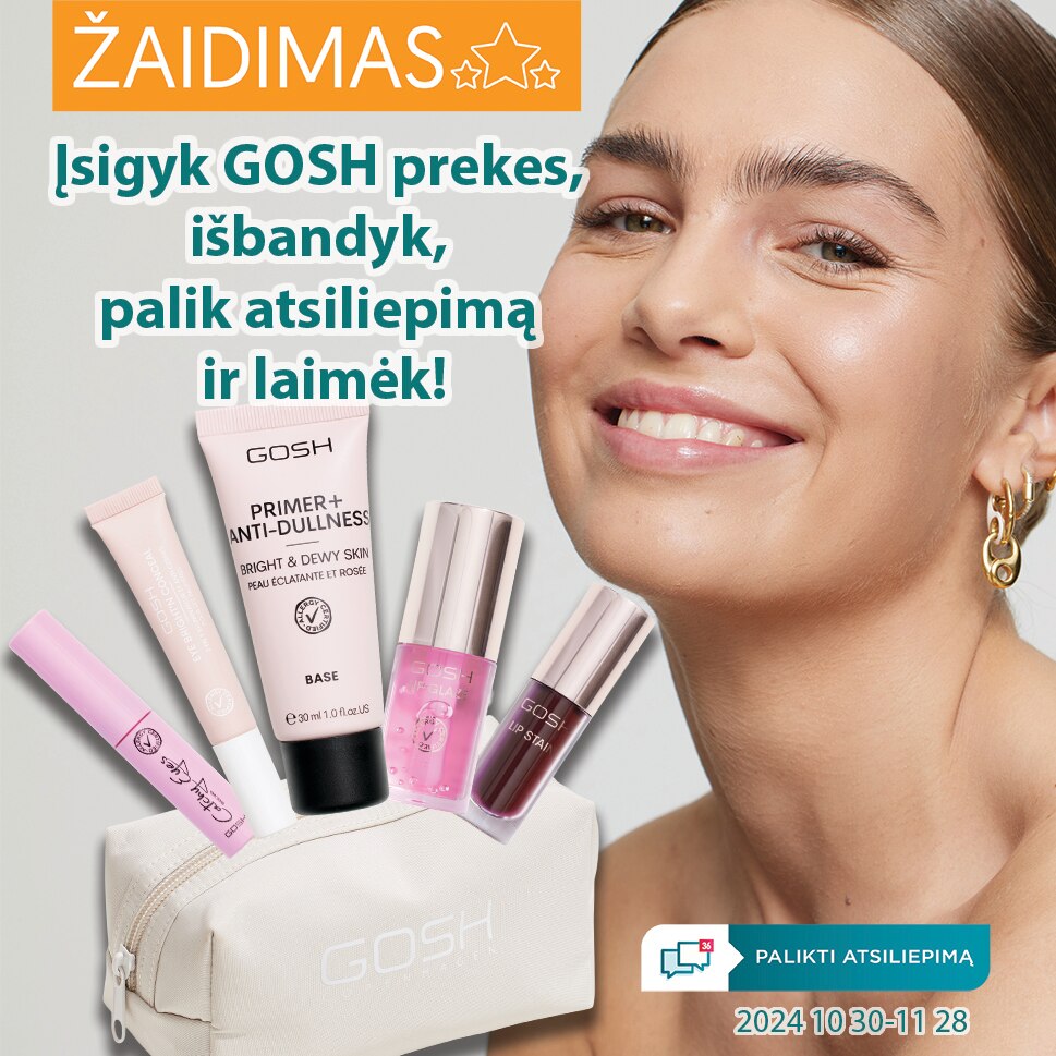 Kosmetikos, higienos, namų priežiūros prekės | Drogas LT