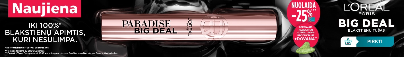 Kosmetikos, higienos, namų priežiūros prekės | Drogas LT